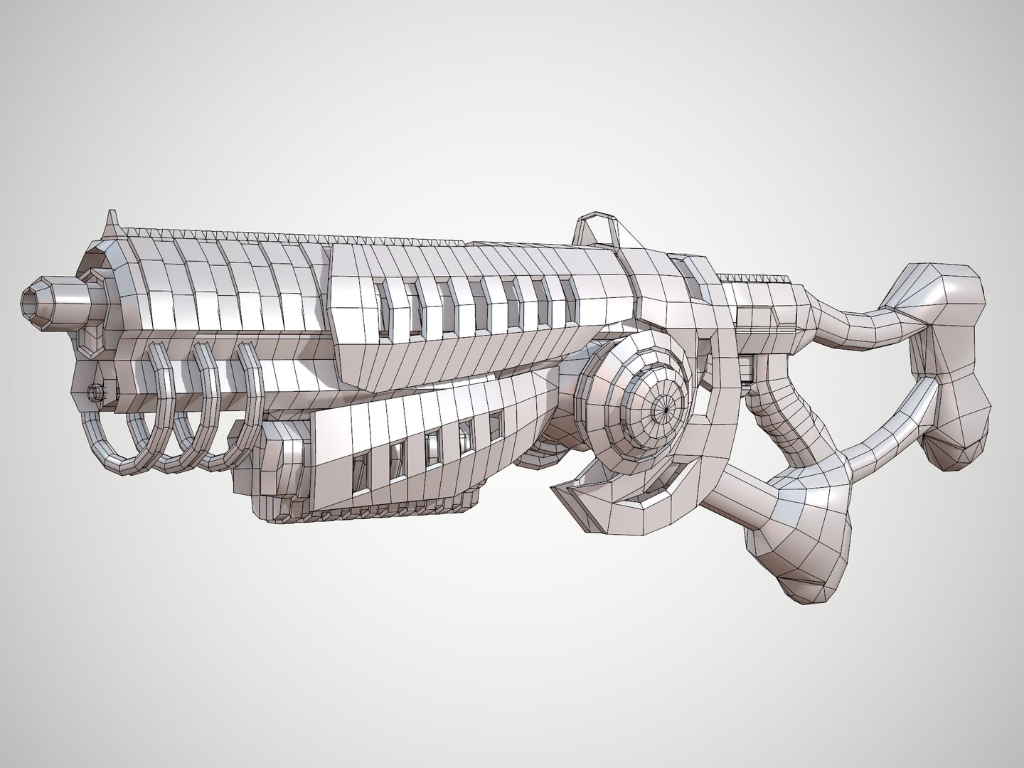 3D Blender Futuristic Rifle 4 - TurboSquid 1223148
