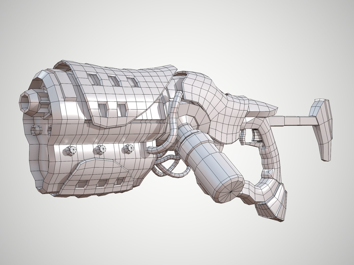 3D Blender Futuristic Rifle 4 - TurboSquid 1223148
