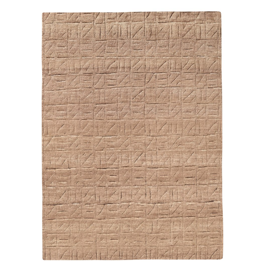 3D Kinari Wool Rug Ivory Burnt Caramel Model - TurboSquid 2367922