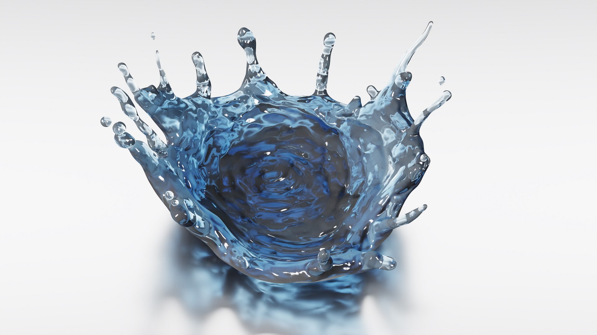 3D Water Splash Simulation - TurboSquid 2268131