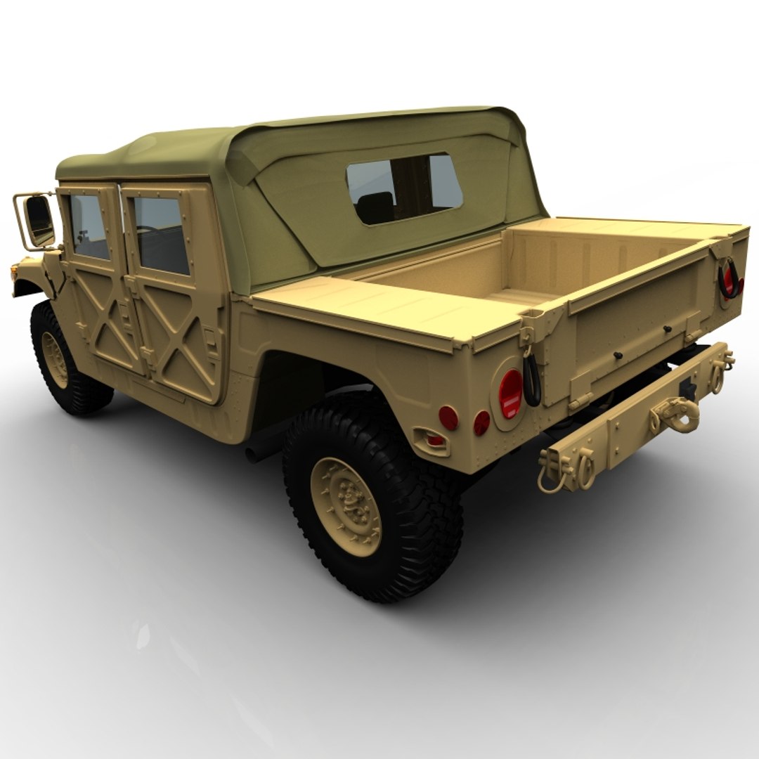 3d Model Hmmwv Generation Jeep