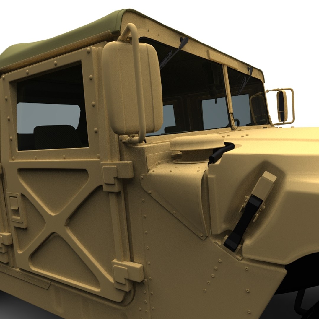 3d Model Hmmwv Generation Jeep