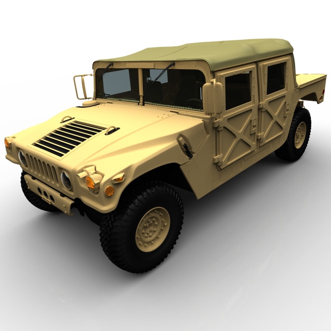 3d Model Hmmwv Generation Jeep