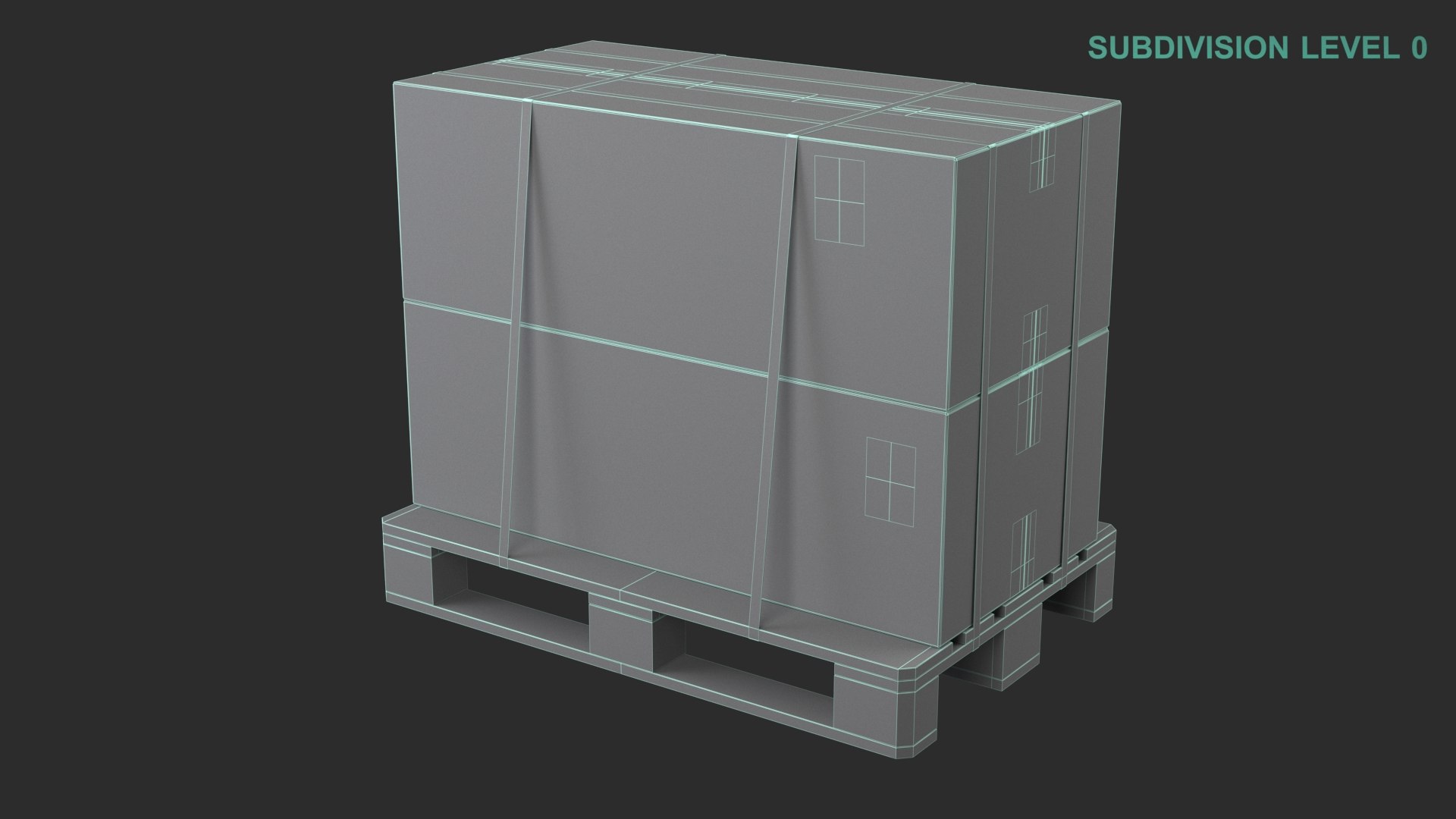 Pallet With Boxes 3D Model - TurboSquid 1990978