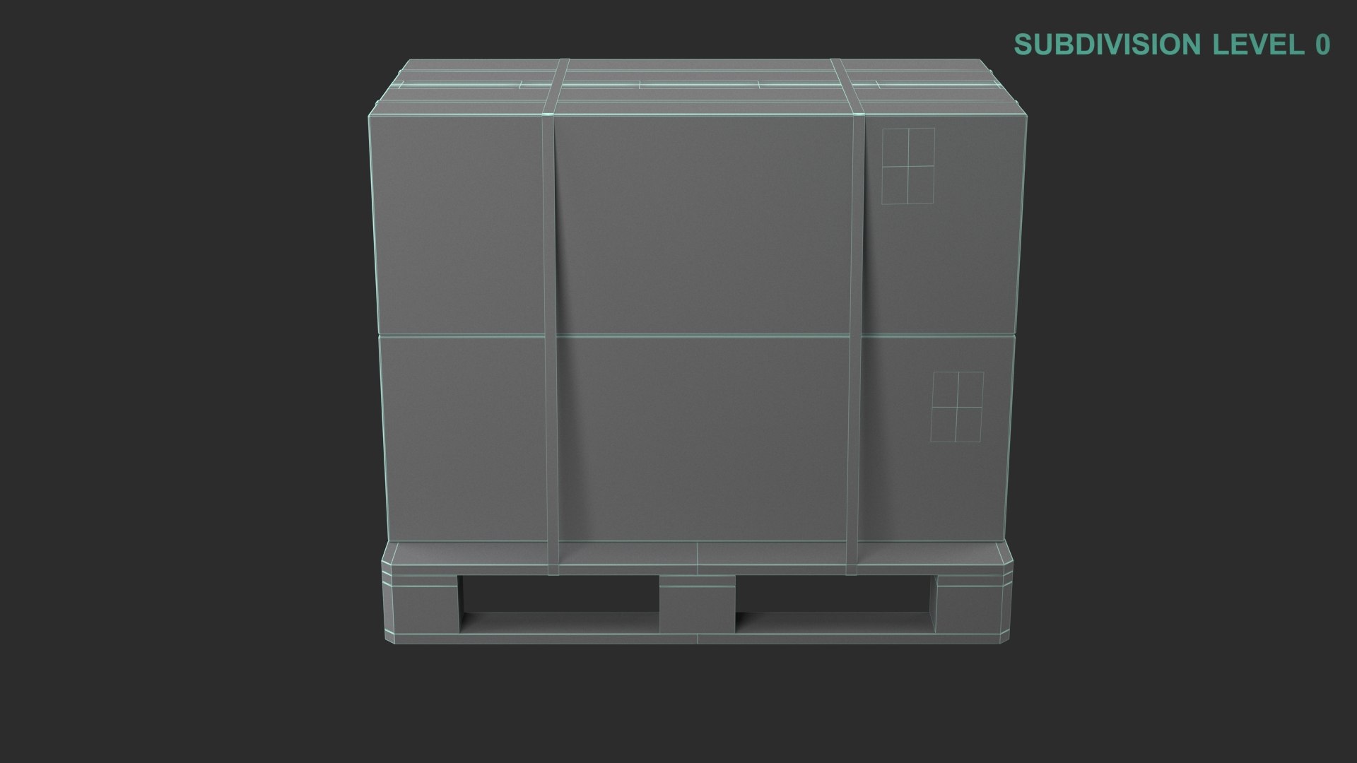 Pallet With Boxes 3D Model - TurboSquid 1990978