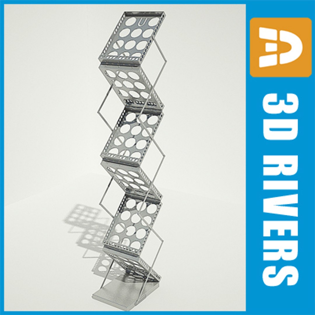 Magazine Rack Display 3d 3ds
