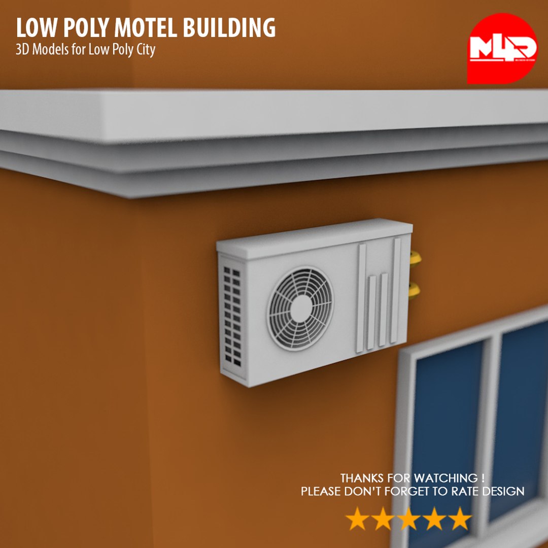 Building Motel 3D Model - TurboSquid 1277292