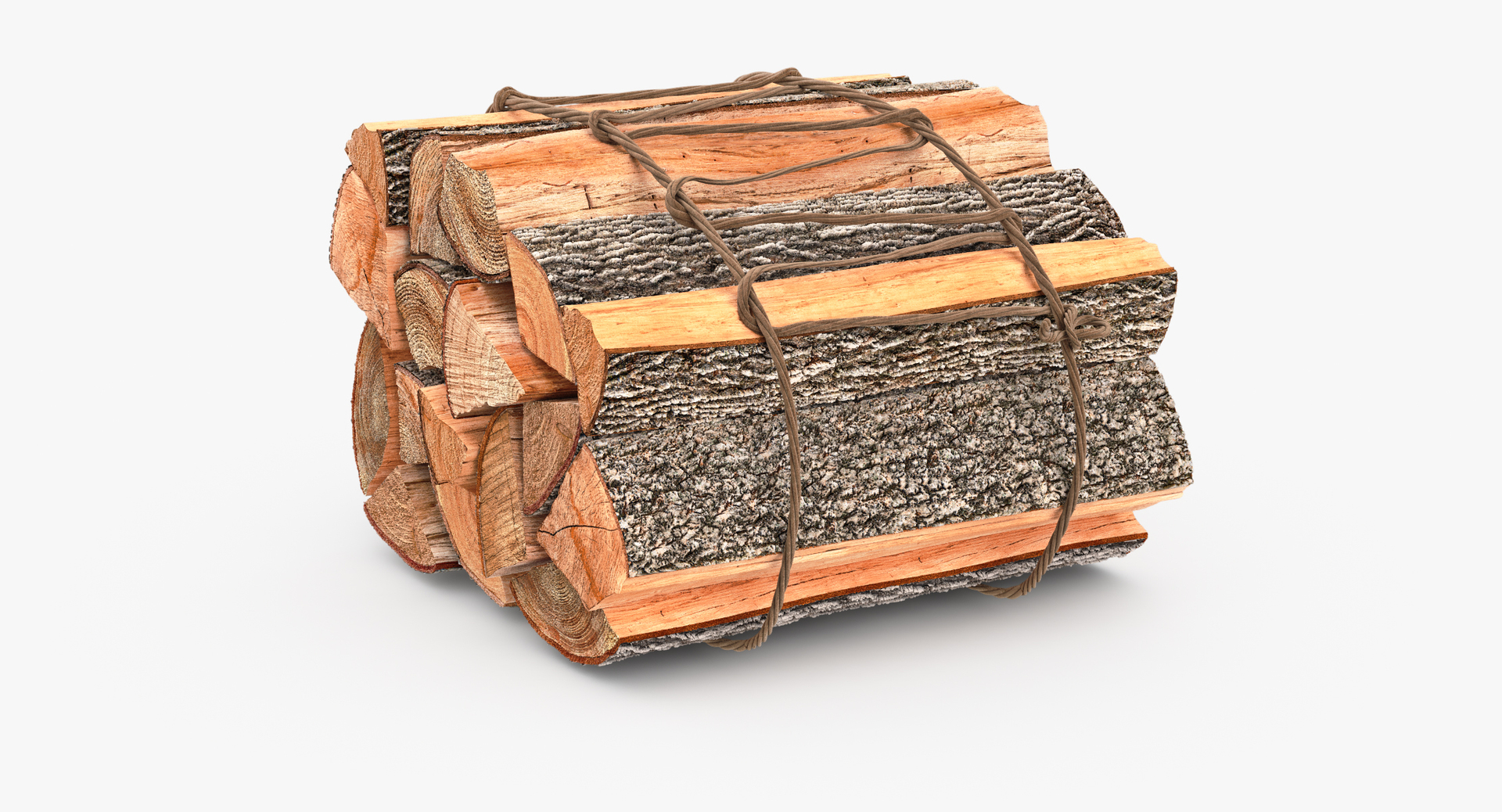 3d firewood stack set