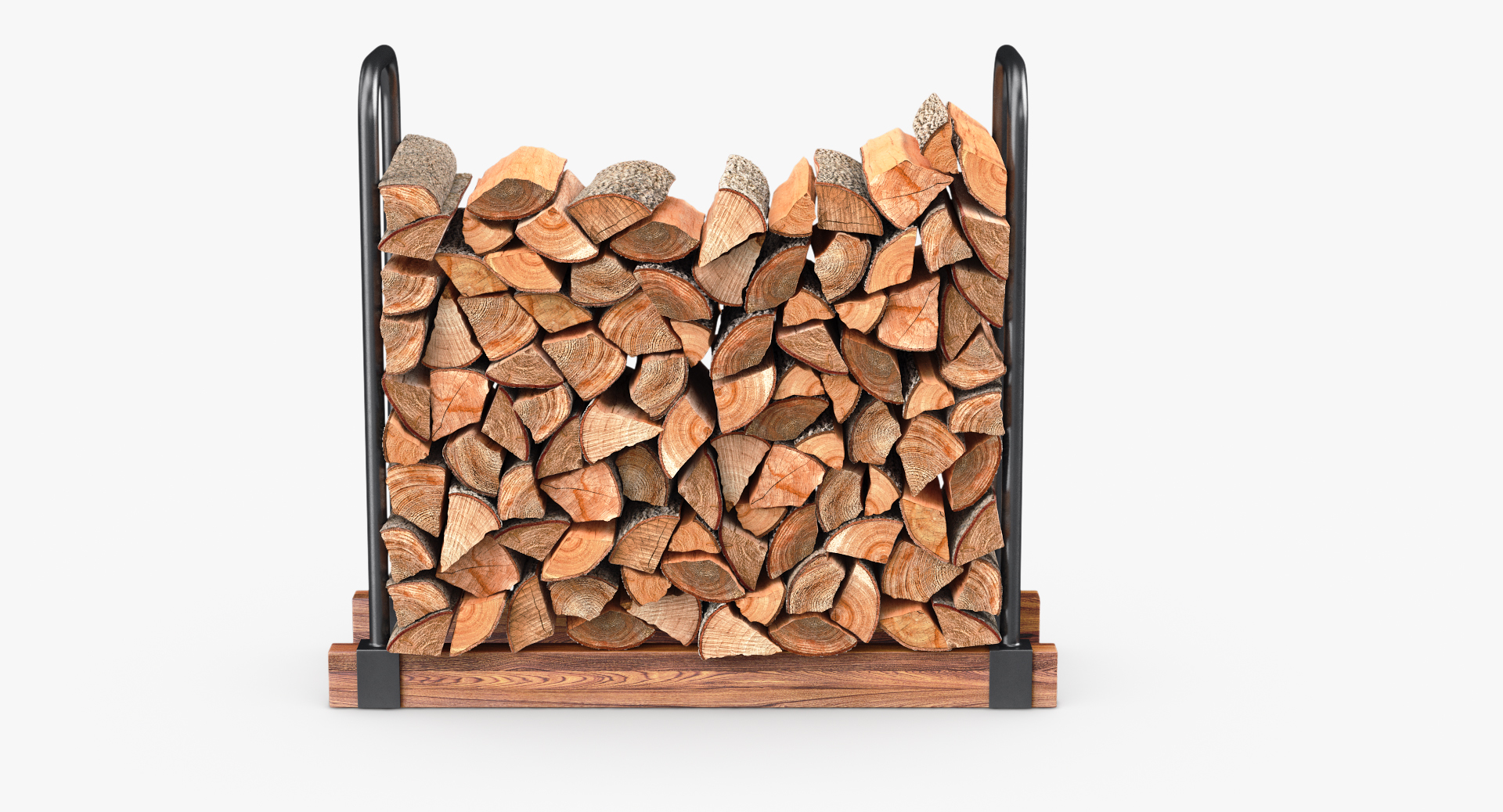 3d firewood stack set