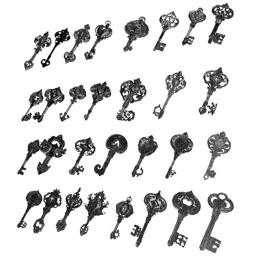 Magical Keys Pack 3D model - TurboSquid 1998580