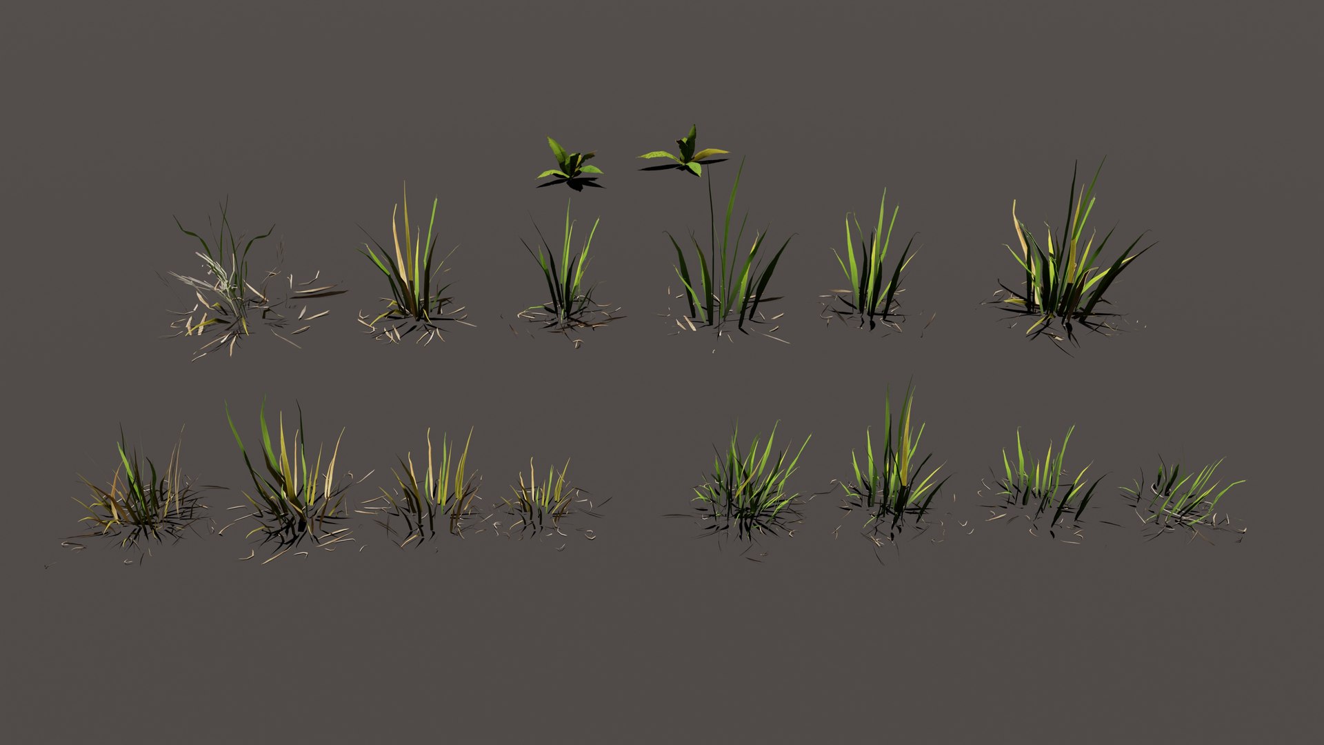 Grass Pack Model - TurboSquid 1864087