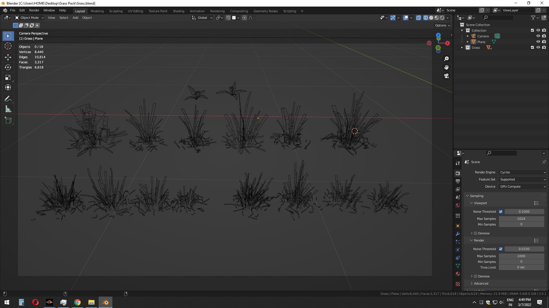 Grass Pack Model - TurboSquid 1864087