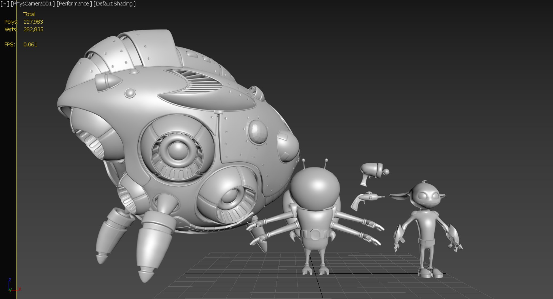 3D Model Aliens Characters Cartoon - TurboSquid 1516825