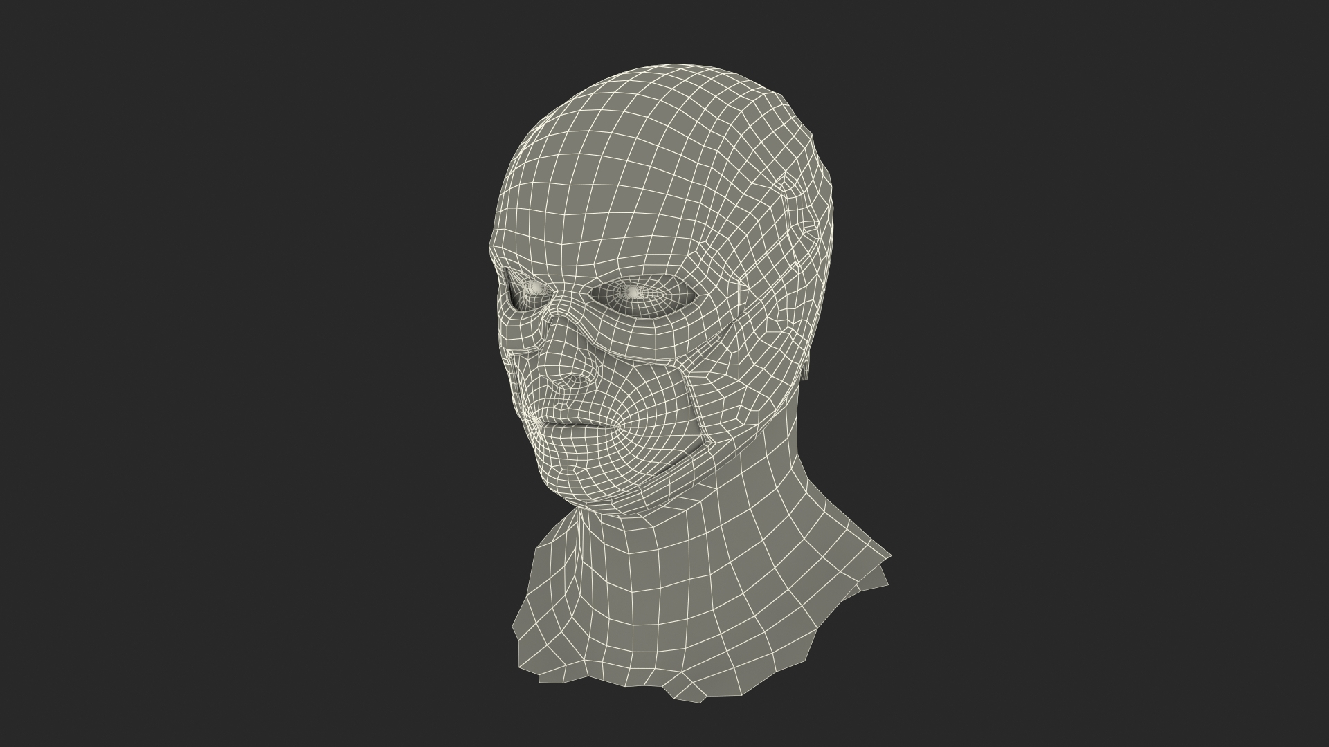 3D Character Superhero Head - TurboSquid 2070373