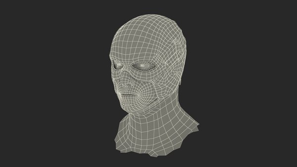 modelo 3d Character Superhero Head - TurboSquid 2070373