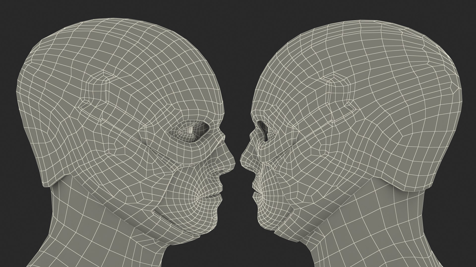 3D Character Superhero Head - TurboSquid 2070373