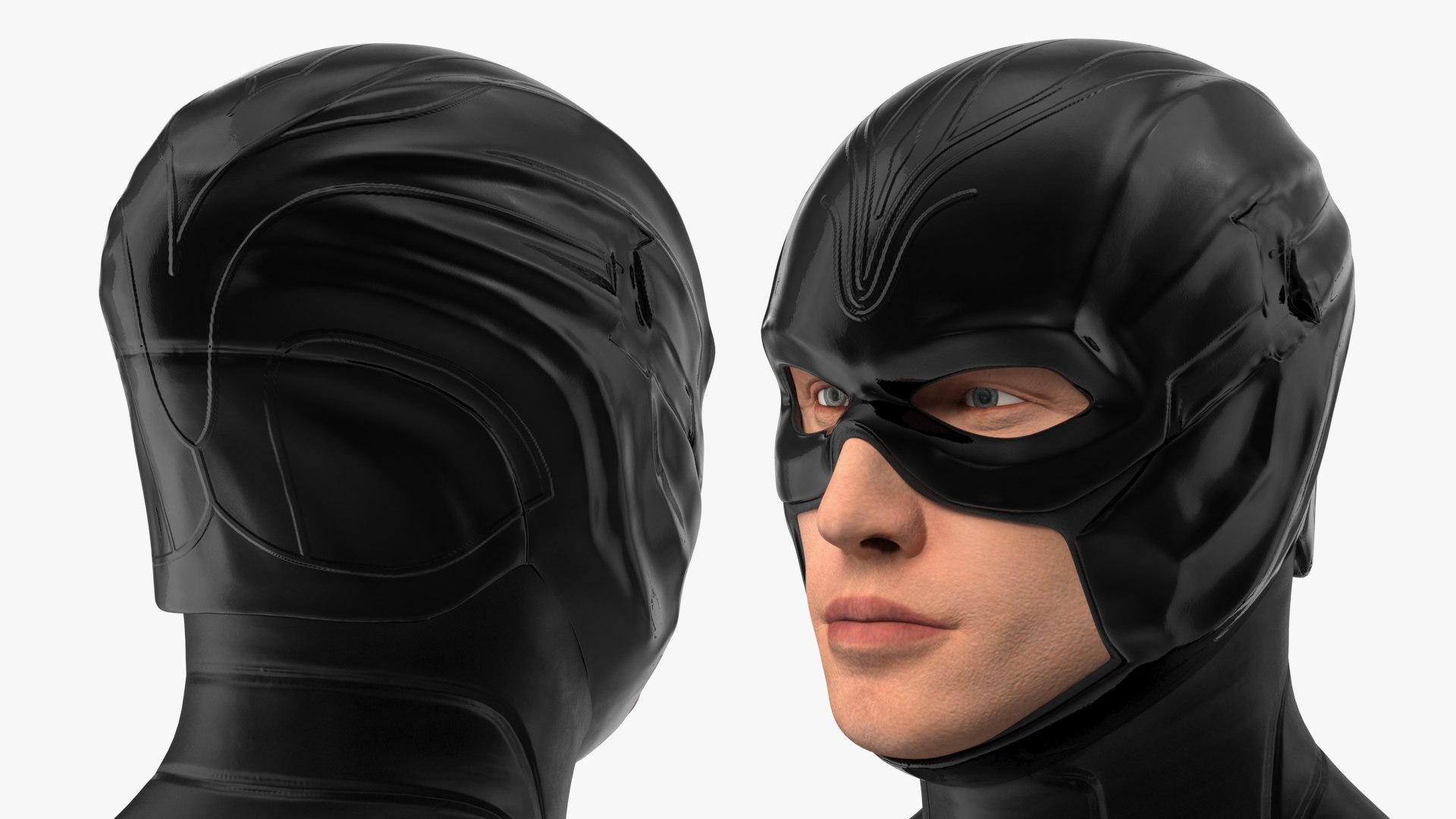 3D Character Superhero Head - TurboSquid 2070373