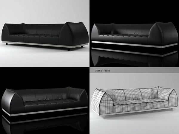 3D модель Головокружение Диван - TurboSquid 1183601