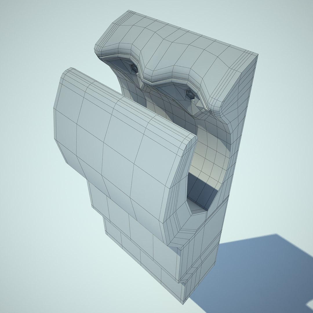 Hand Dryer Dry 3d Model
