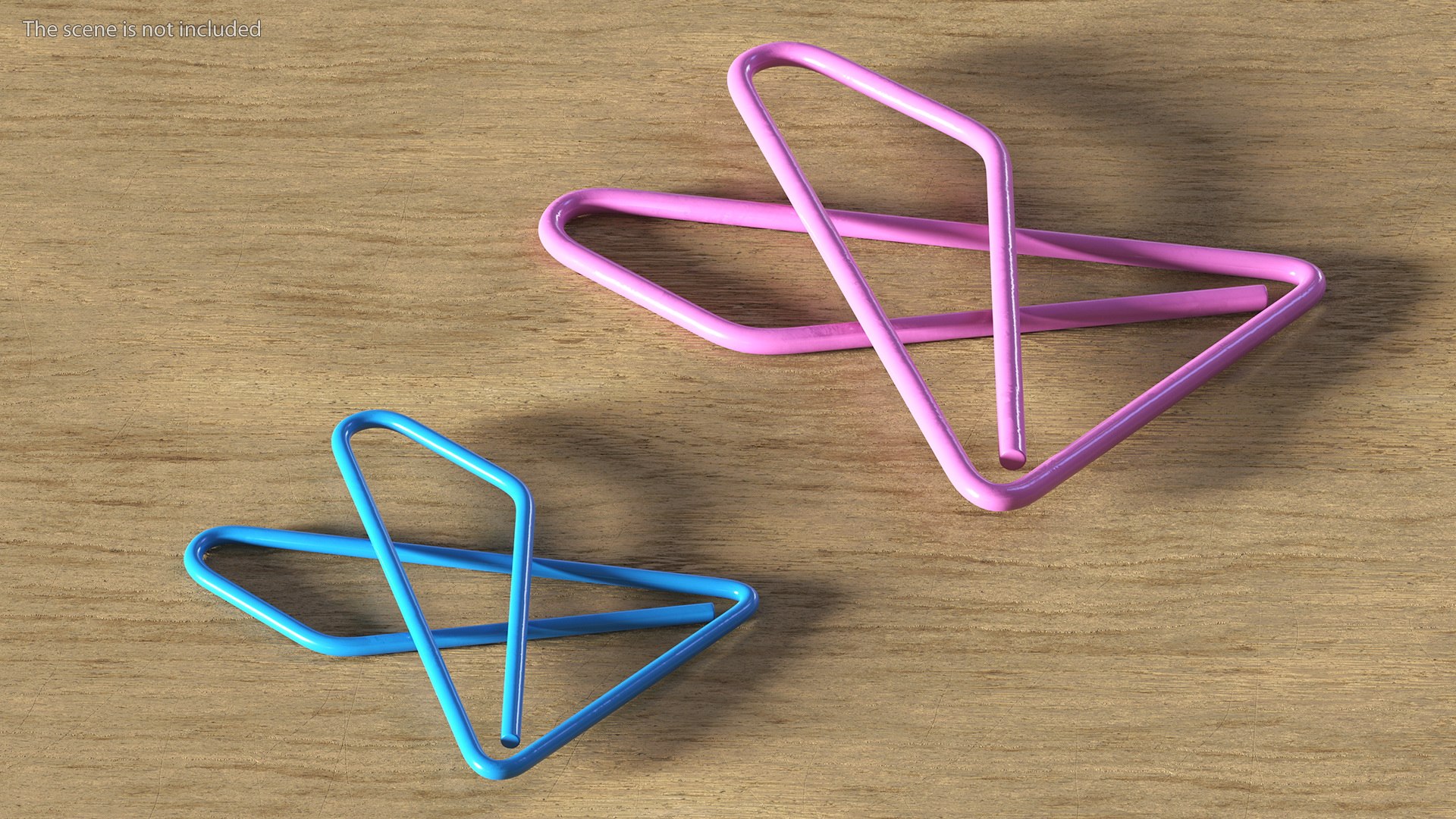 Paper Clip Butterfly Shape Color Model - TurboSquid 1861409
