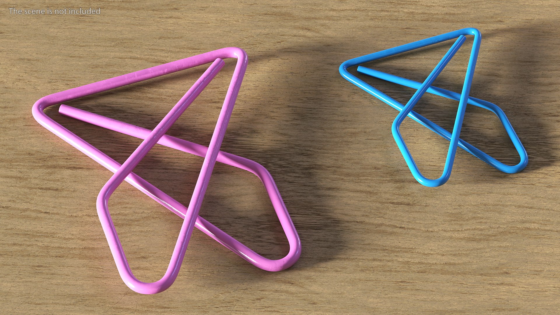 Paper Clip Butterfly Shape Color Model - TurboSquid 1861409