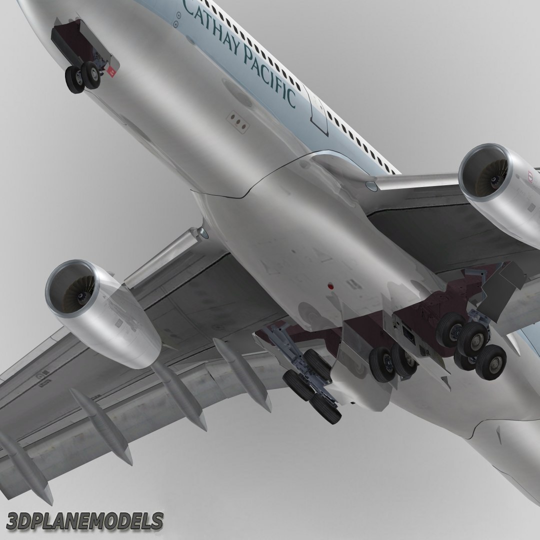 Airbus A340-200 3d Model