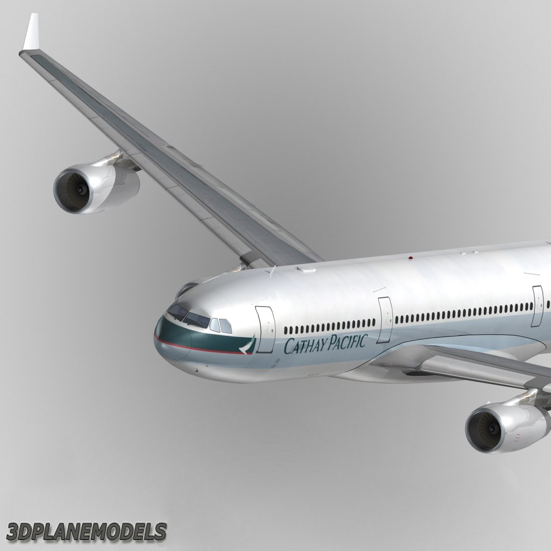 Airbus A340-200 3d Model