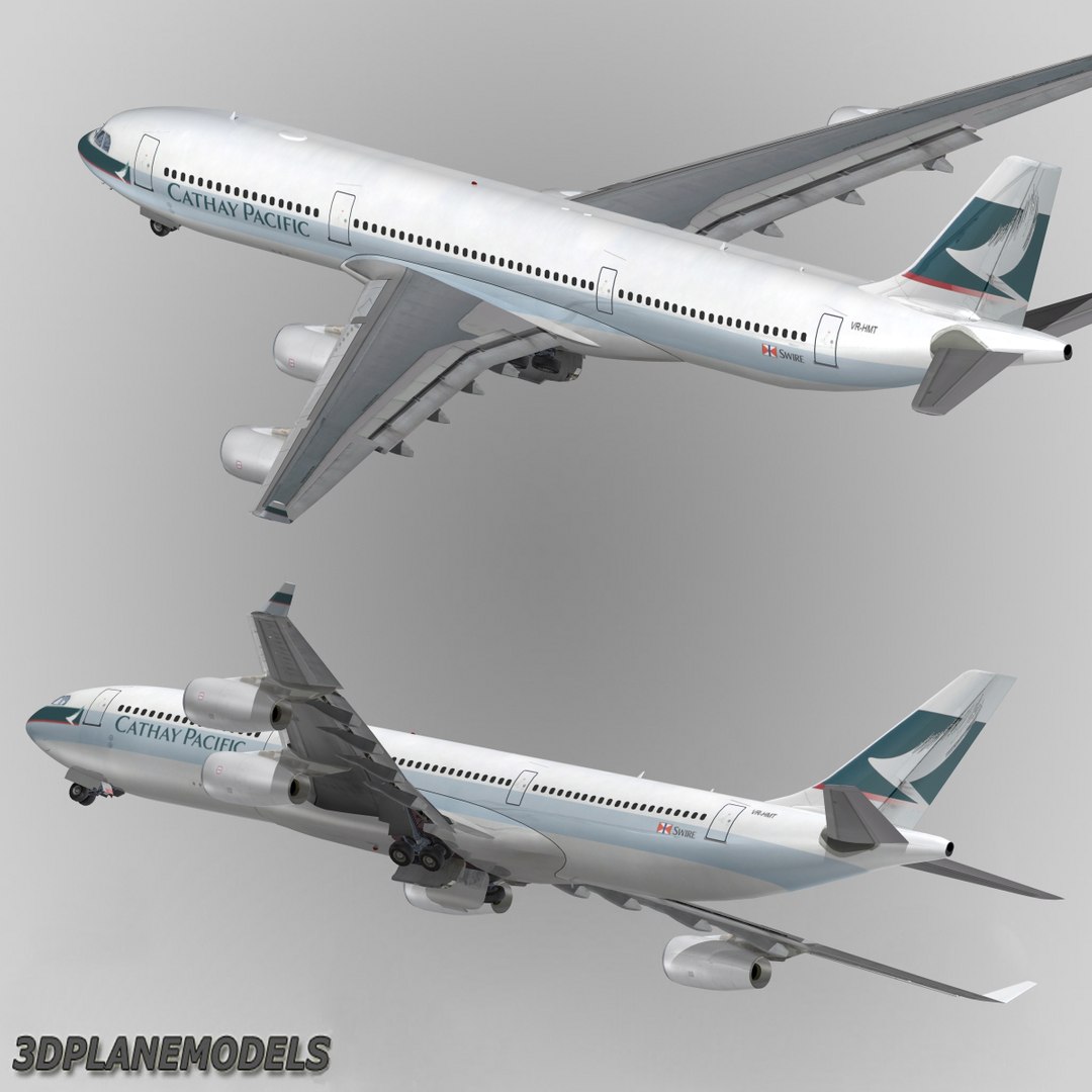 Airbus A340-200 3d Model