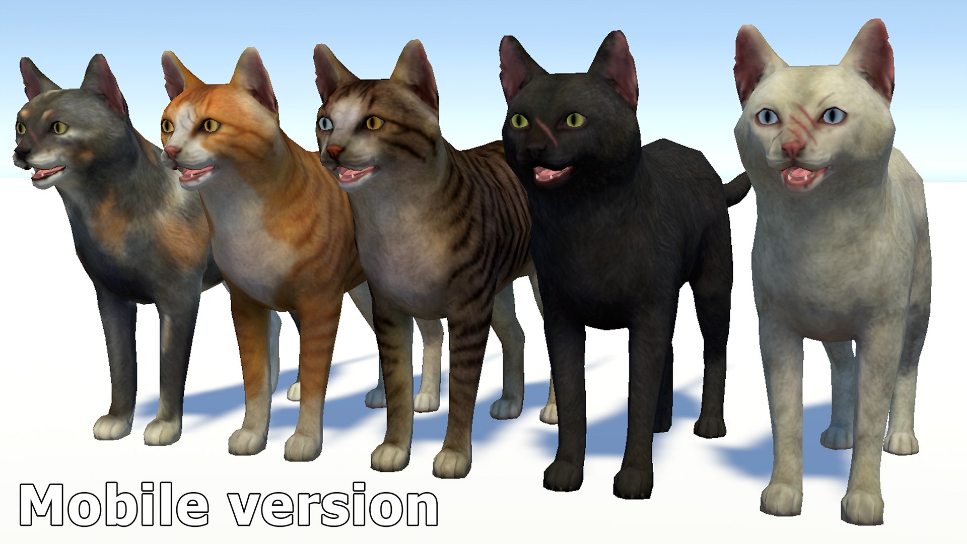 3D Cats -Stray - TurboSquid 2031406