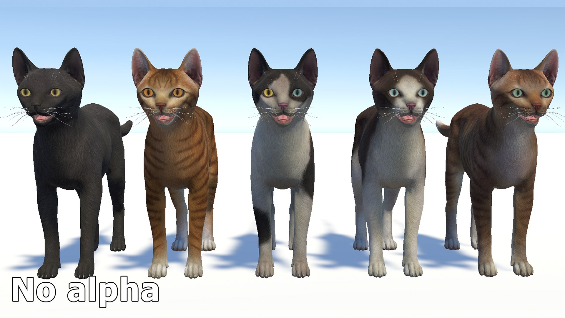 3D Cats -Stray - TurboSquid 2031406