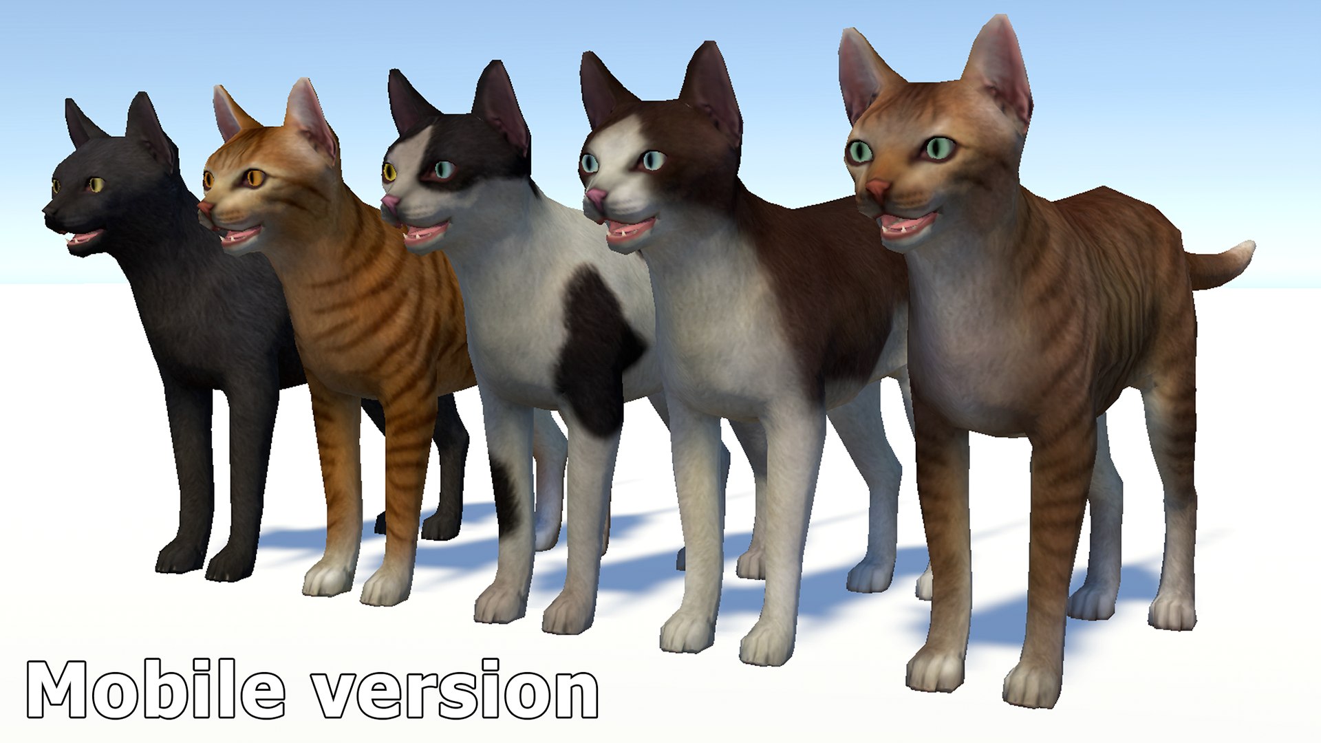 3D Cats -Stray - TurboSquid 2031406
