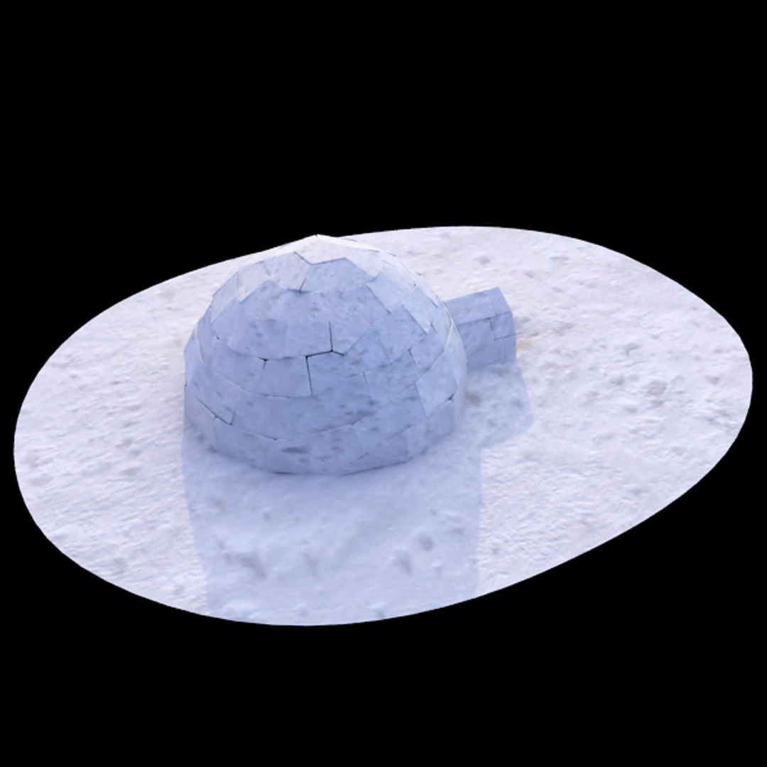 3d Eskimo Igloo House Model