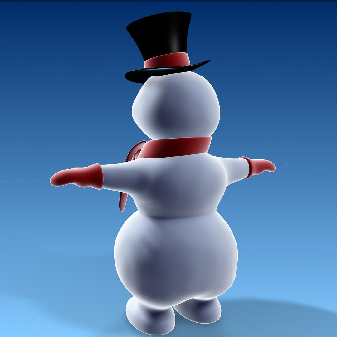 3d Snowman Model