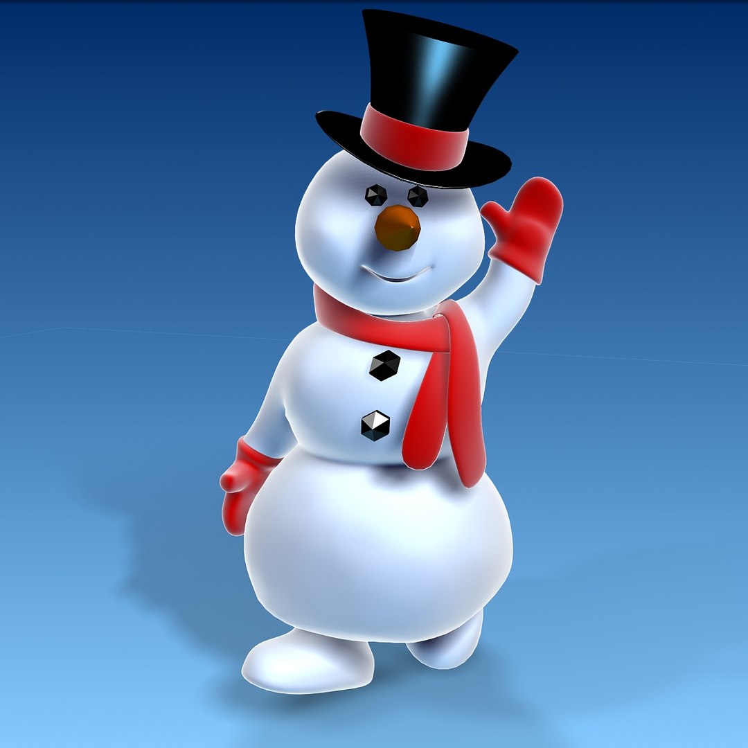 3d Snowman Model