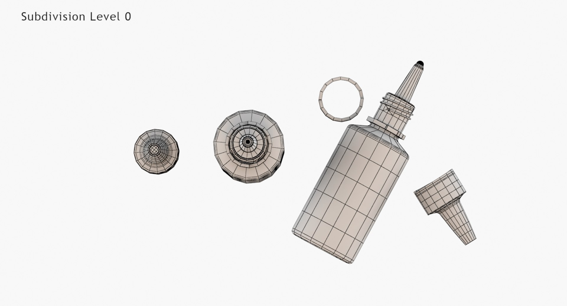 3D Dropping Bottle - TurboSquid 1350622
