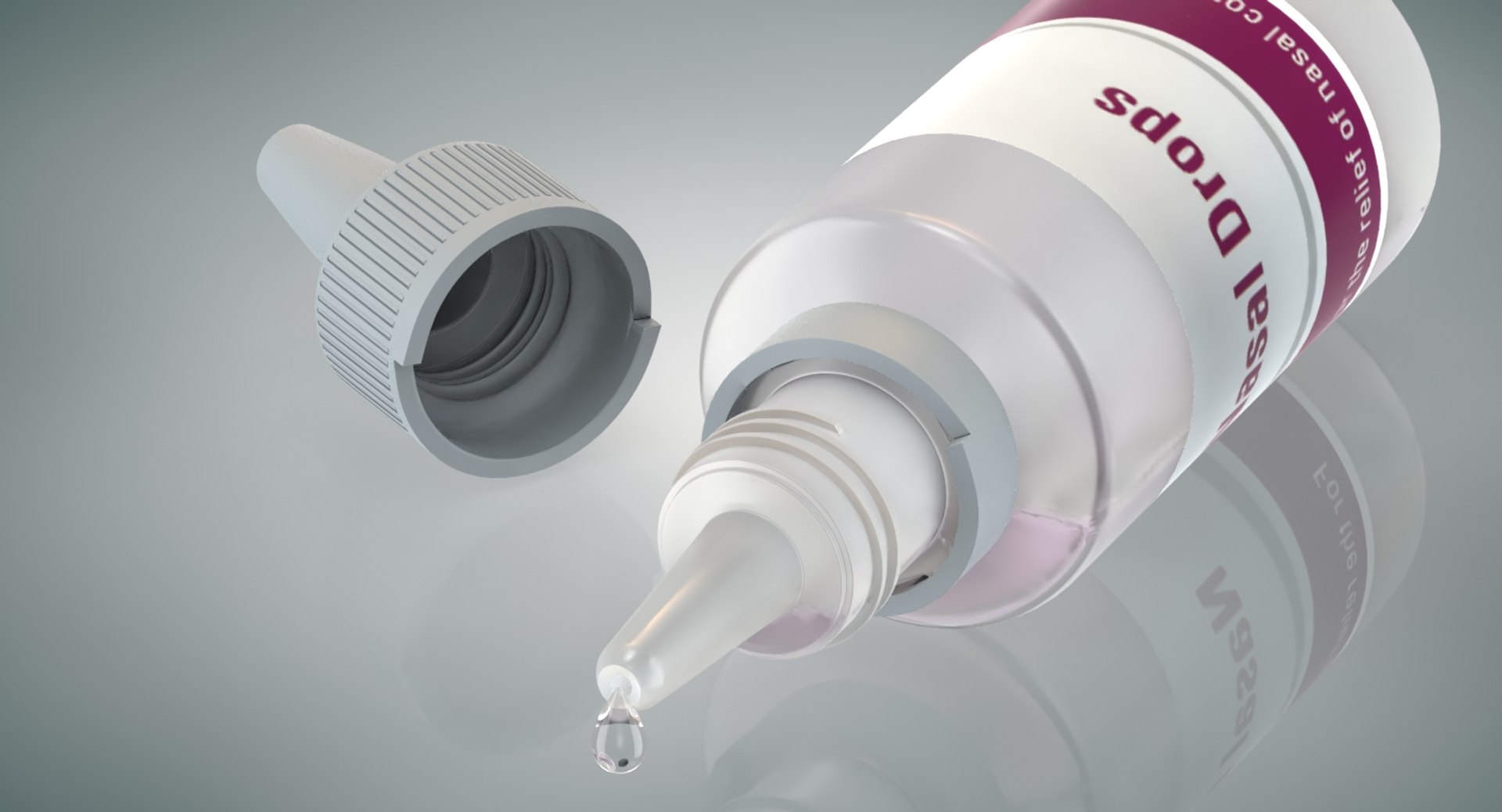 3D Dropping Bottle - TurboSquid 1350622