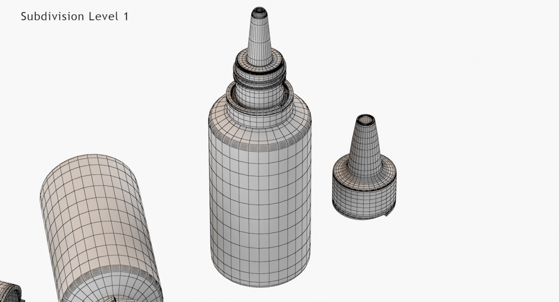 3D Dropping Bottle - TurboSquid 1350622