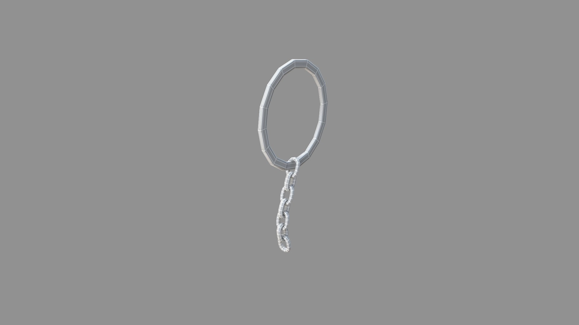 3D Model Keychain Golden - TurboSquid 2376503
