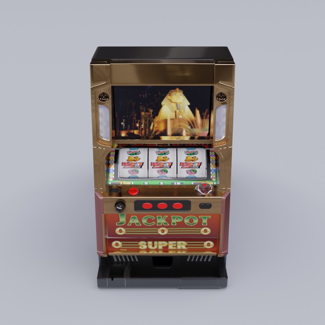 Slot Machine In Blender 3D Model - TurboSquid 2034282