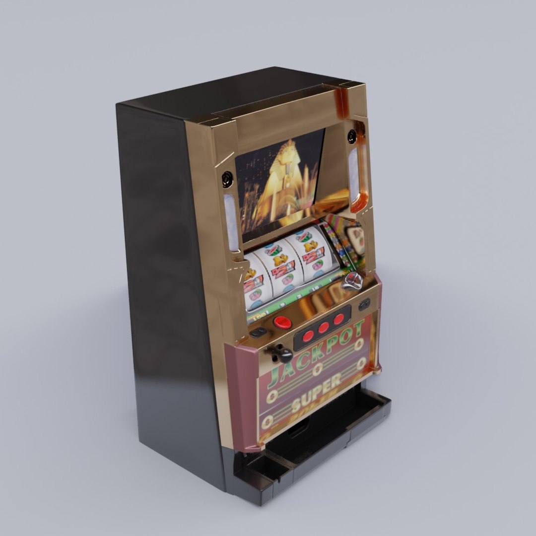Slot Machine In Blender 3D Model - TurboSquid 2034282
