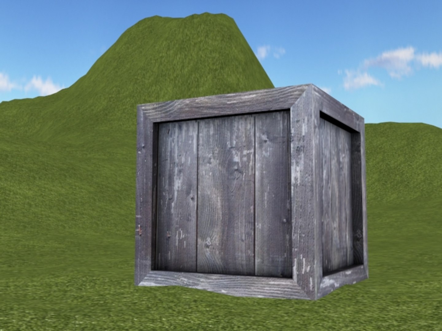 Crate Asset Fantasy Obj