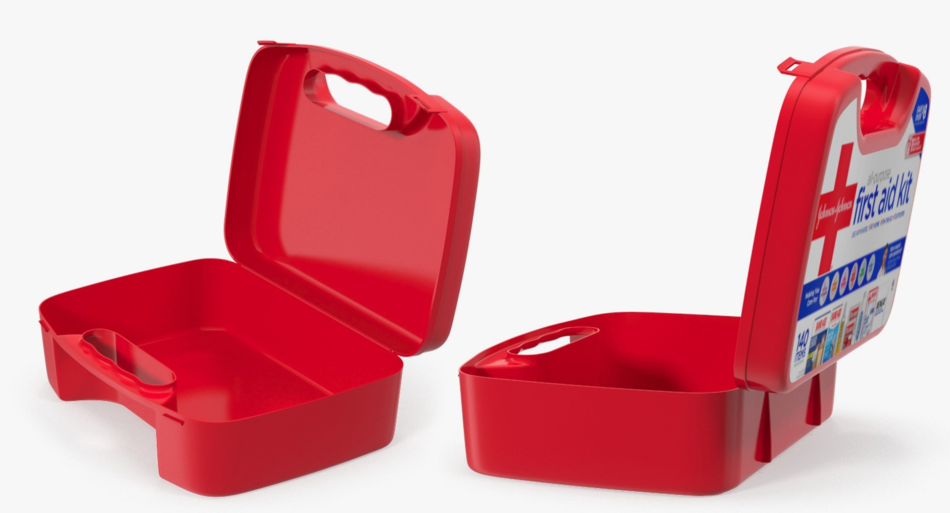 3D Model Open Aid Kit Bag - TurboSquid 1328462