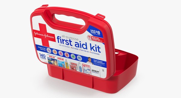 3D model open aid kit bag - TurboSquid 1328462