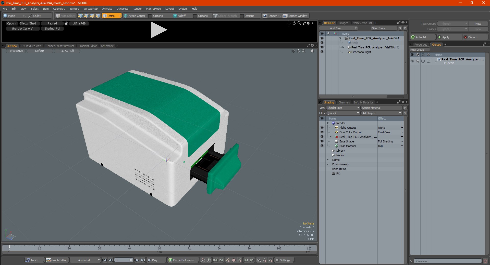 3D Real Time PCR Analyzer AriaDNA - TurboSquid 1877987