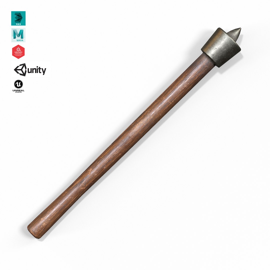 3D Trench Club Iron Head Model - TurboSquid 2107844