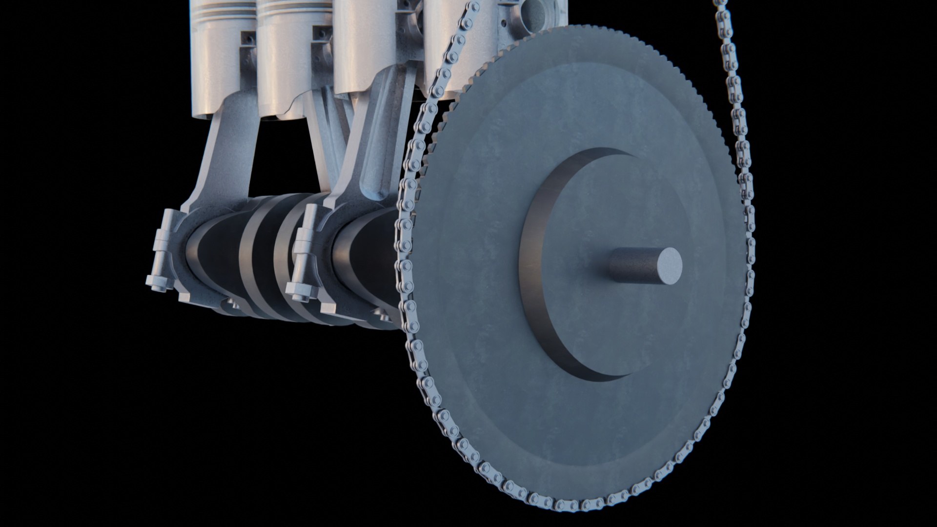 V4 Motor Engine VAZ 2105 Animated 3D Model - TurboSquid 2195163