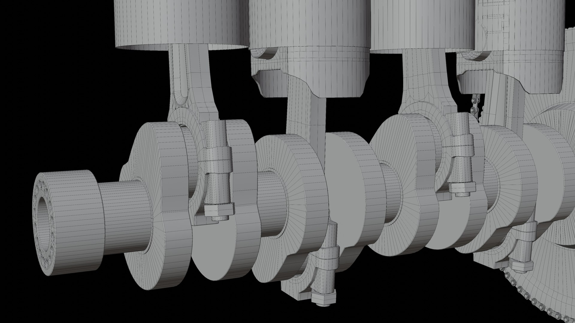 V4 Motor Engine VAZ 2105 Animated 3D Model - TurboSquid 2195163