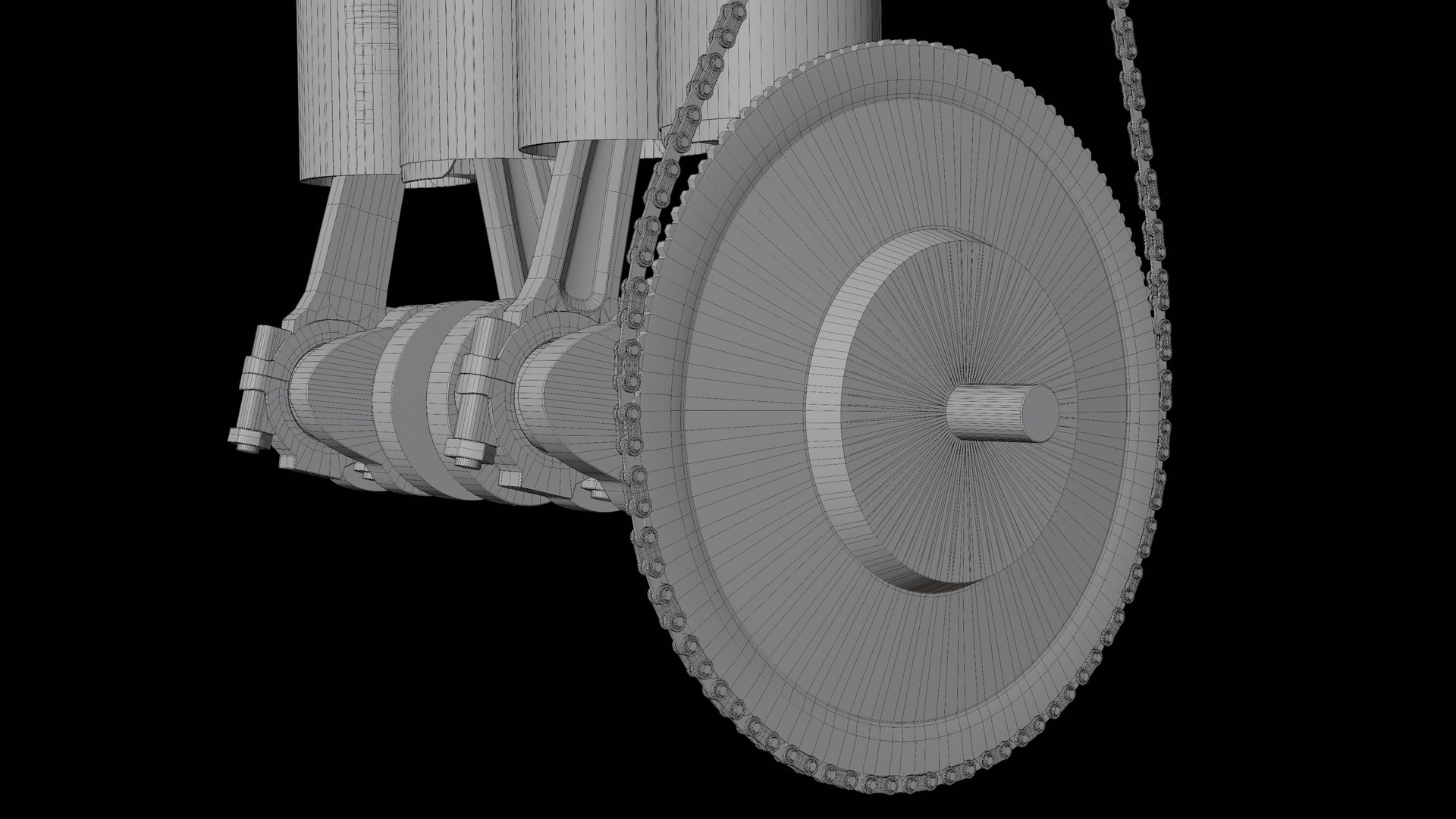 V4 Motor Engine VAZ 2105 Animated 3D Model - TurboSquid 2195163