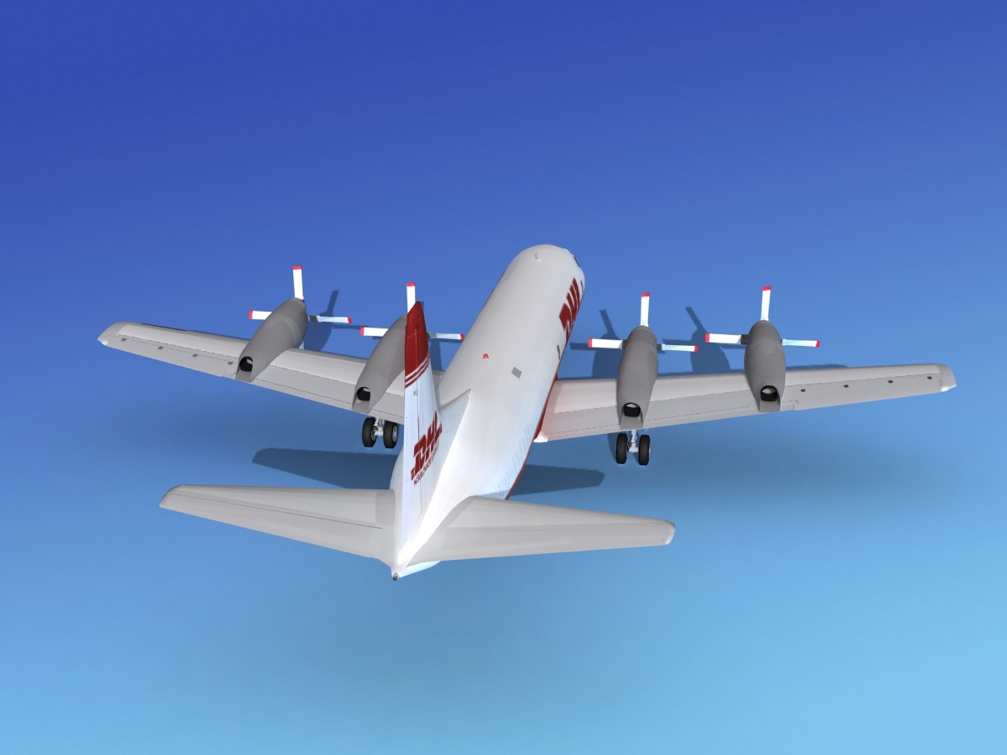 3d model propellers electra lockheed