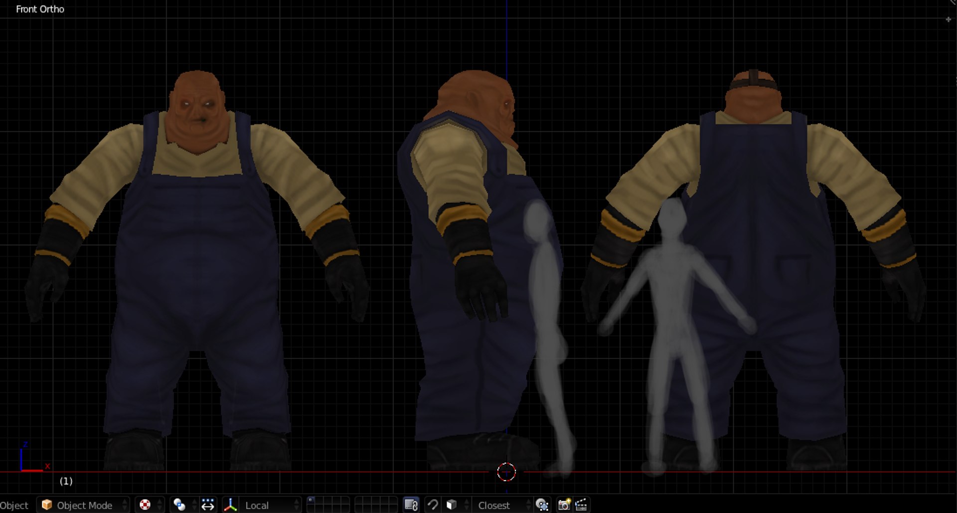 Obj Character Horror Games